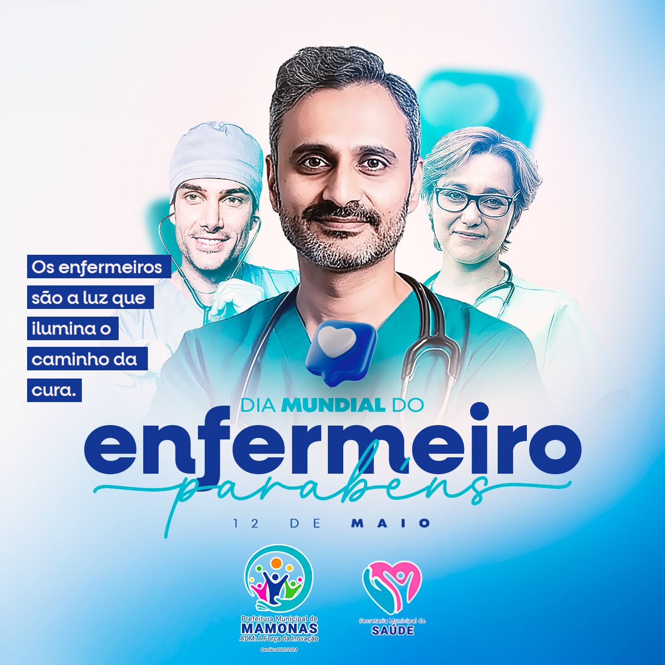 Dia 12 de maio comemora-se mundialmente o Dia da Enfermagem e o Dia do ...